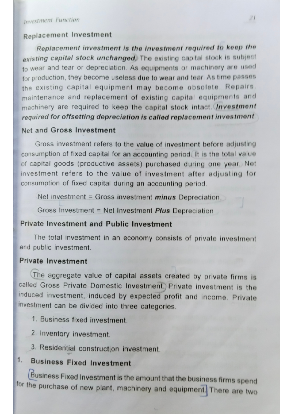 Private Investment and Public Investments - B.A Economics - Studocu