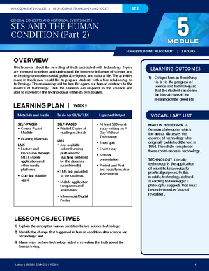 Module 8 - Civilization has indeed experienced tremendous technological ...