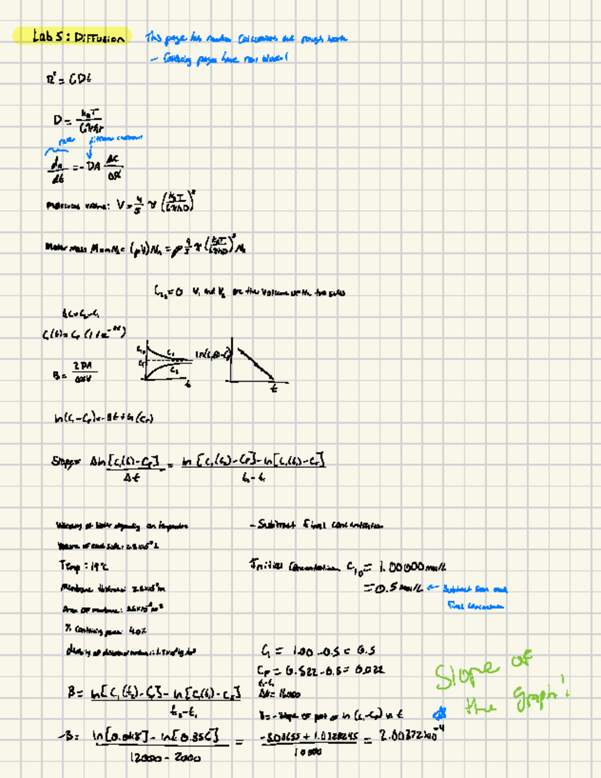 Lab 5 Diffusion - Lab - Lab 5 : Diffusion This page has random ...