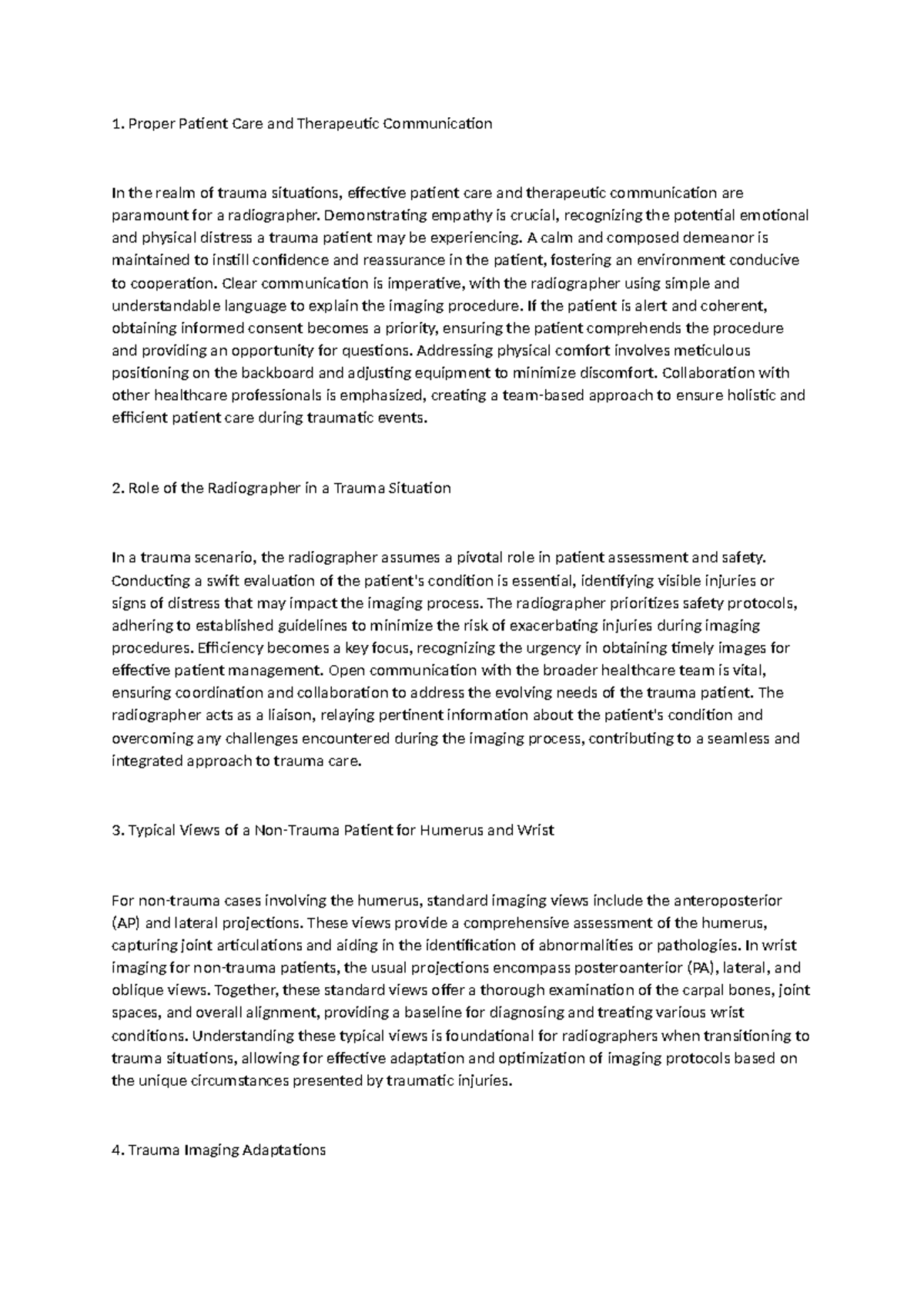 1rzdxezerre - Assign. - Proper Patient Care and Therapeutic ...