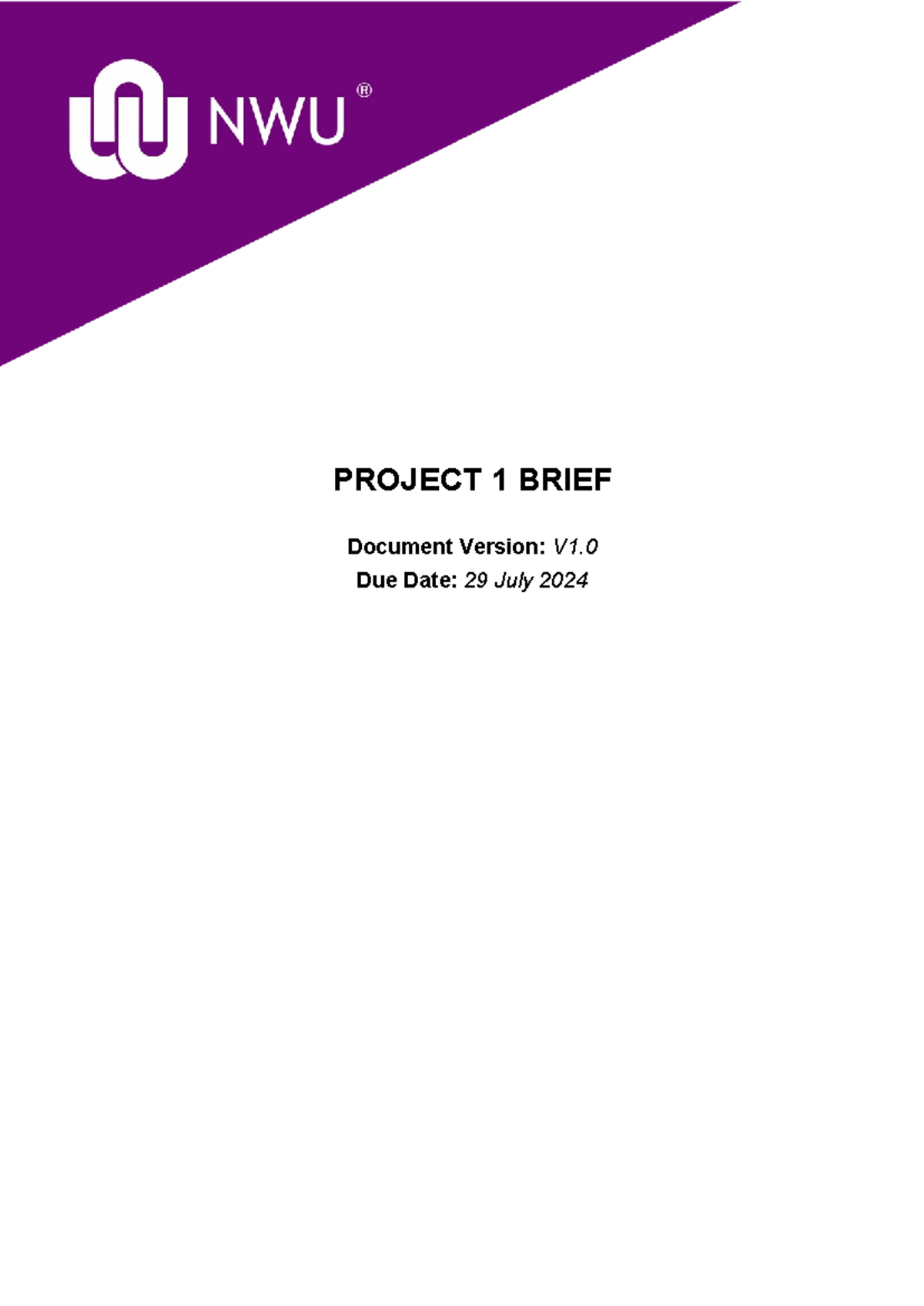 CMPG 323 2024 - Project 1 - Project Brief - PROJECT 1 BRIEF Document ...