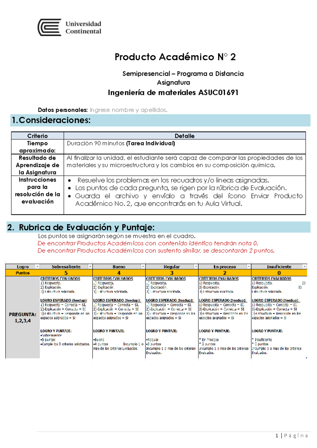 PA2 Individual 4 preguntas 2024-20A ( Preguntas) - Producto Académico N° 2 Semipresencial ...