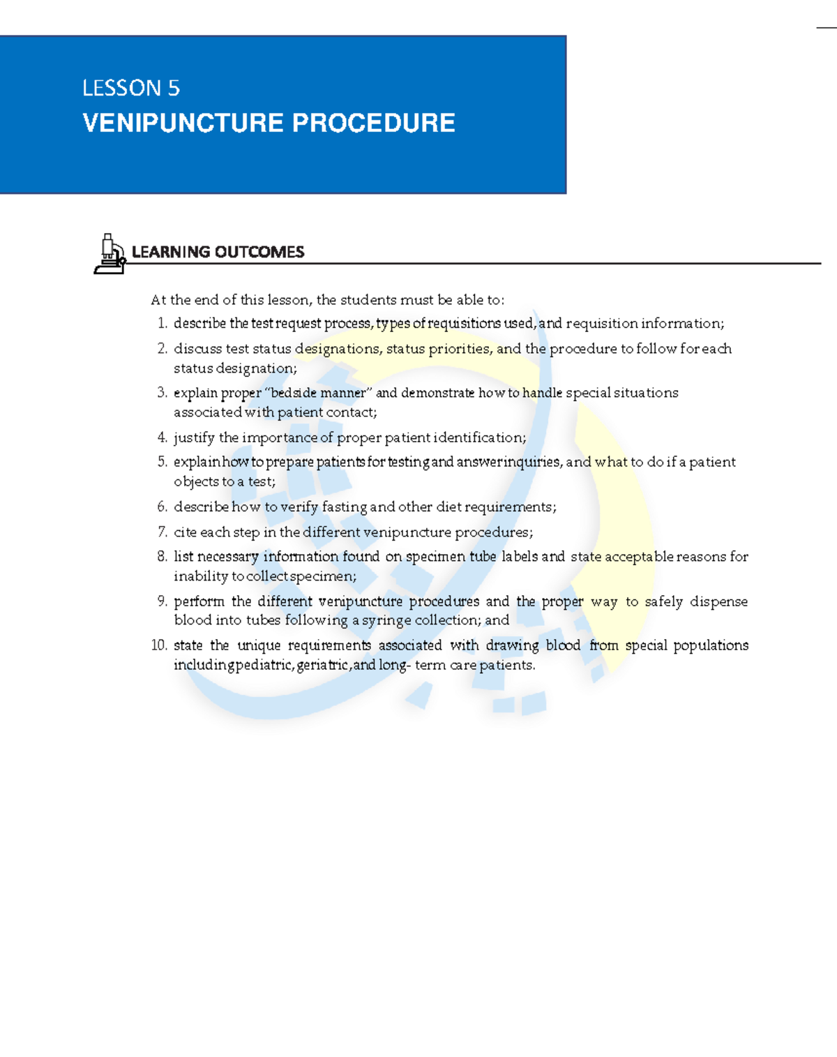 Lesson 5 Principles of MLS2 - At the end of this lesson, the students ...