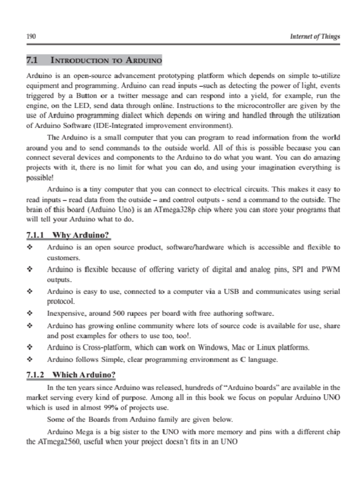 UNIT-2 Setting UP Board - 190 Internet of Things 7 INTRODUCTION TO ...