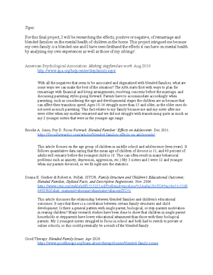 360 Reflection paper 2 - Ryleigh Rowell SOC 360 Reflection paper 2 Prof ...