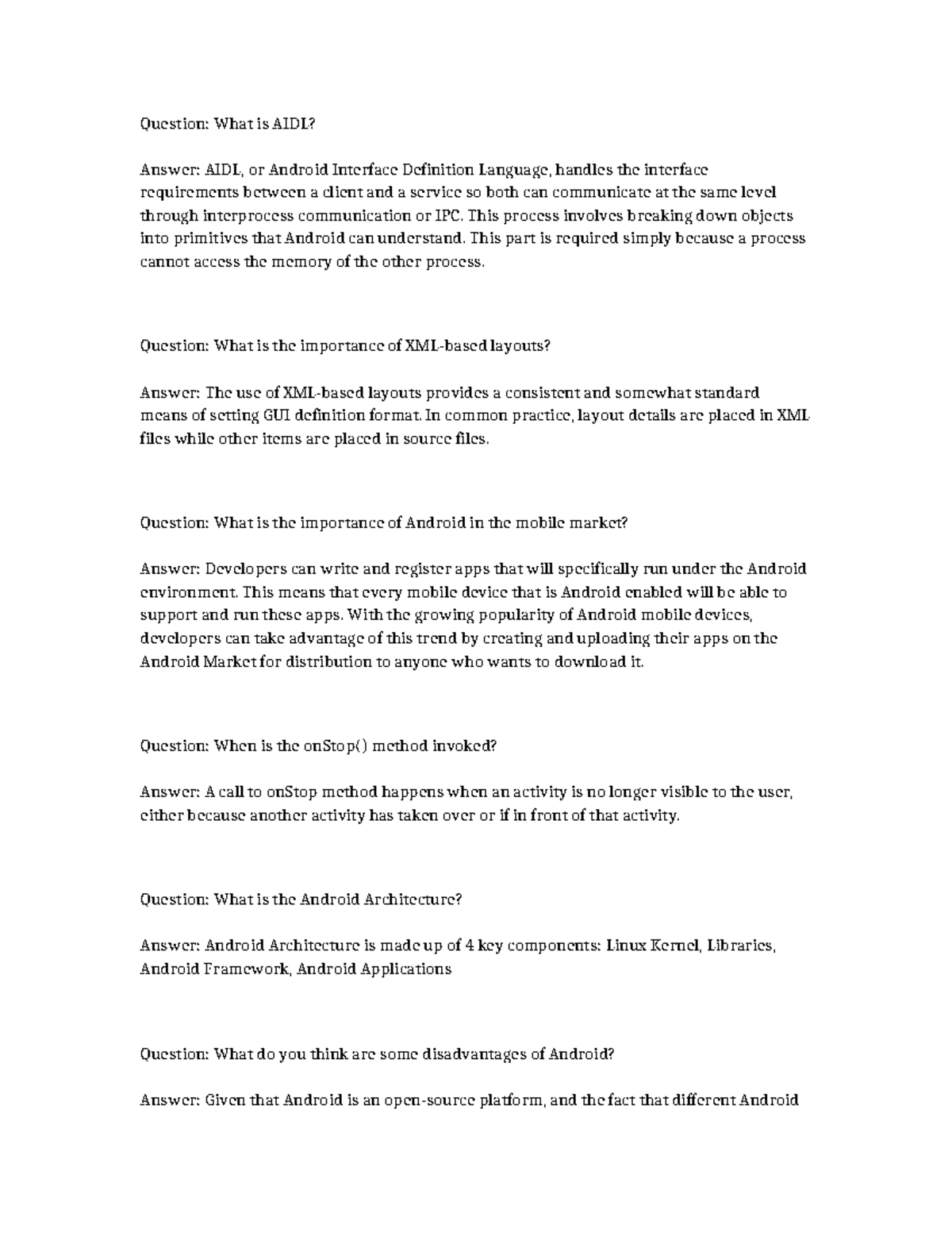 Culinarian trapaceae nematoda - Question: What is AIDL? Answer: AIDL ...