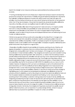 The Matching Model - The Matching Model Fombrun et al. (1984) created ...