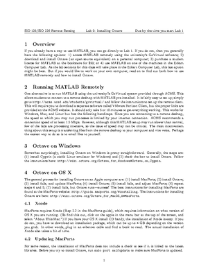 Lab1 - The second lab into Remote Sensing - SIO 135/SIO 236 Remote Sensing Lab 1: Intro to ...