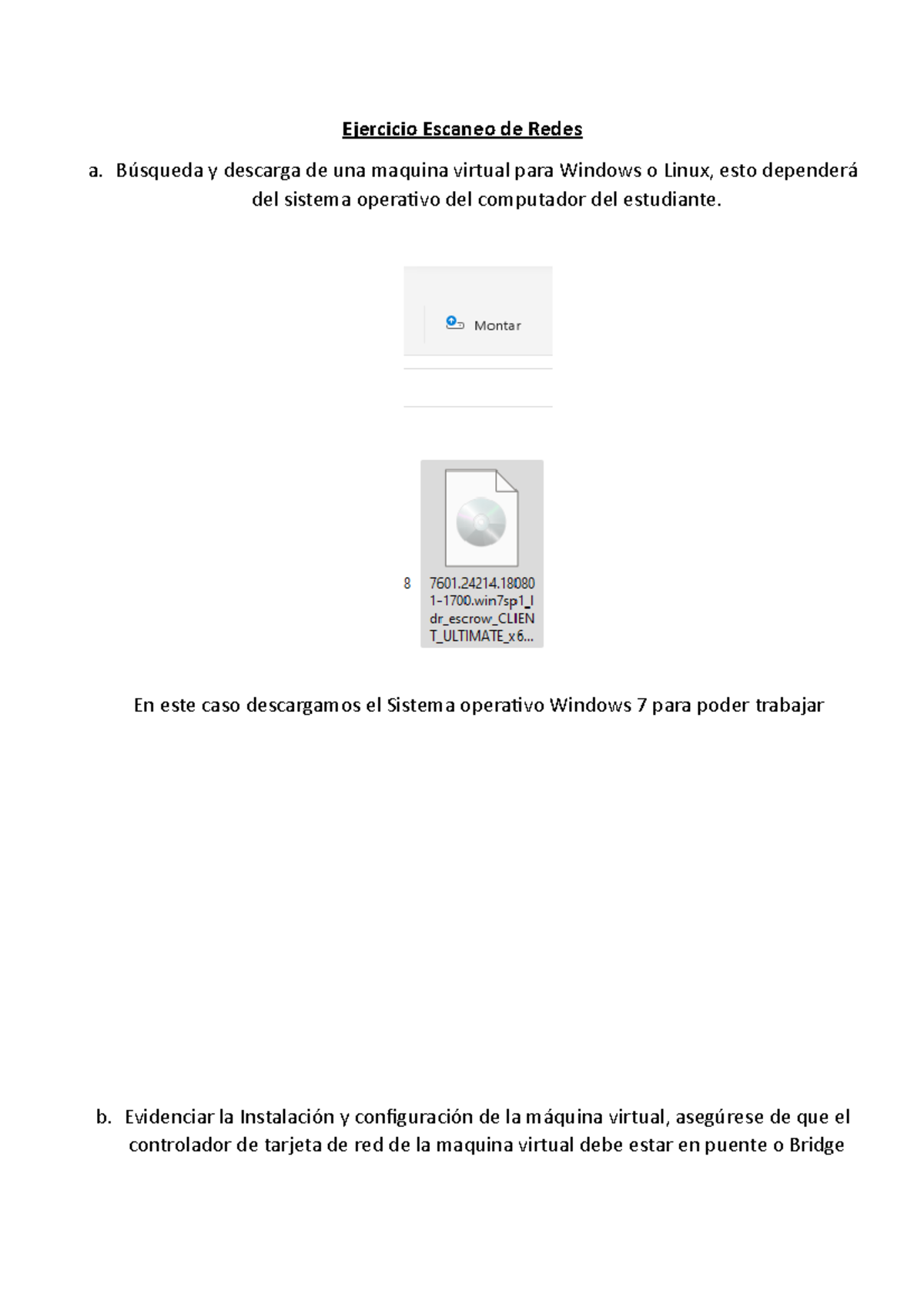 Ejercicio Escaneo de Redes - Búsqueda y descarga de una maquina virtual para Windows o Linux ...