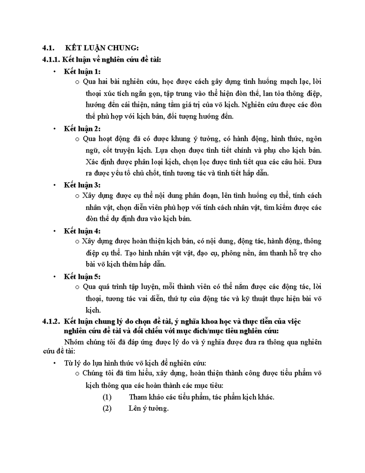 Kết luận chung - qwerqwer - 4. KẾT LUẬN CHUNG: 4.1. Kết luận về nghiên ...