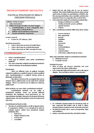 Sol Unit 1-3, gvvbB.a(hons) political science global politics sem- iv ...