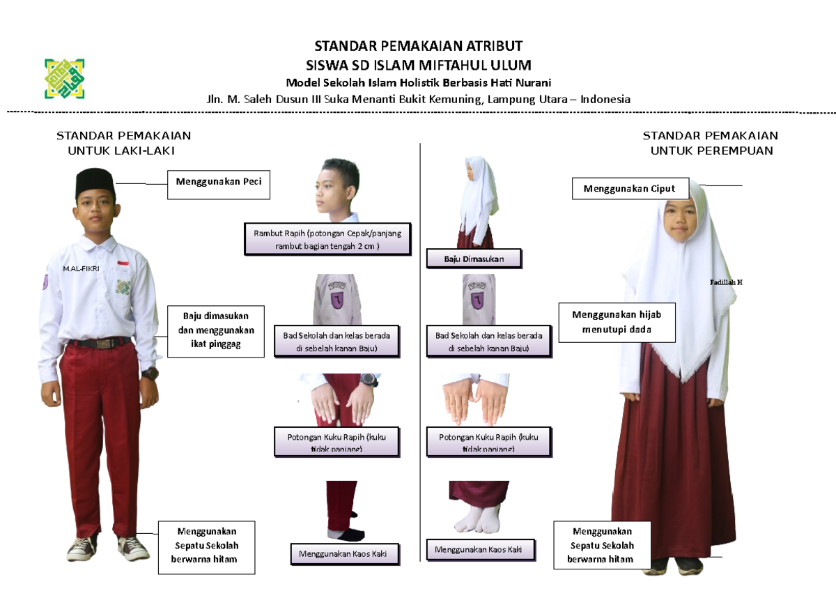 Contoh Design - sdscvf - STANDAR PEMAKAIAN ATRIBUT SISWA SD ISLAM ...