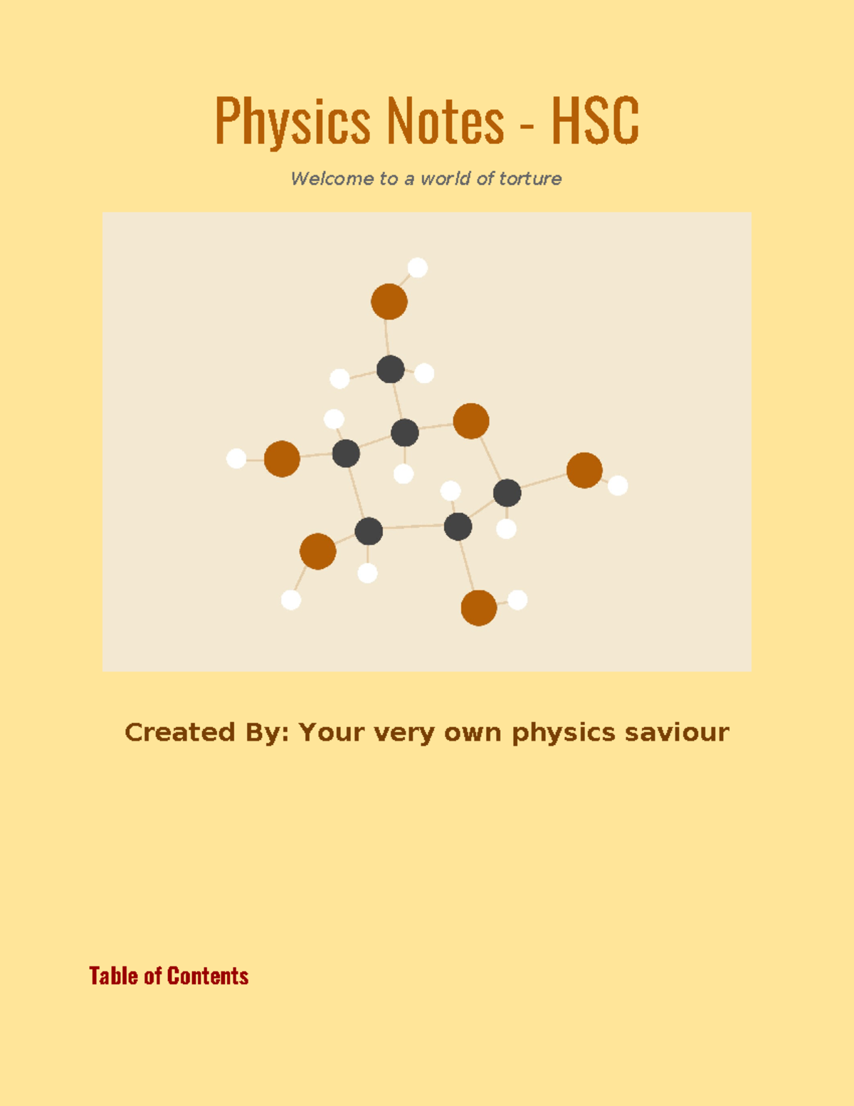 Physics Notes - HSC - Physics Notes - HSC Welcome to a world of torture ...
