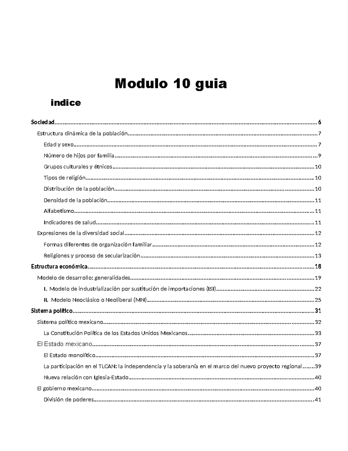 Modulo 10 - Modulo 10 guia - Studocu