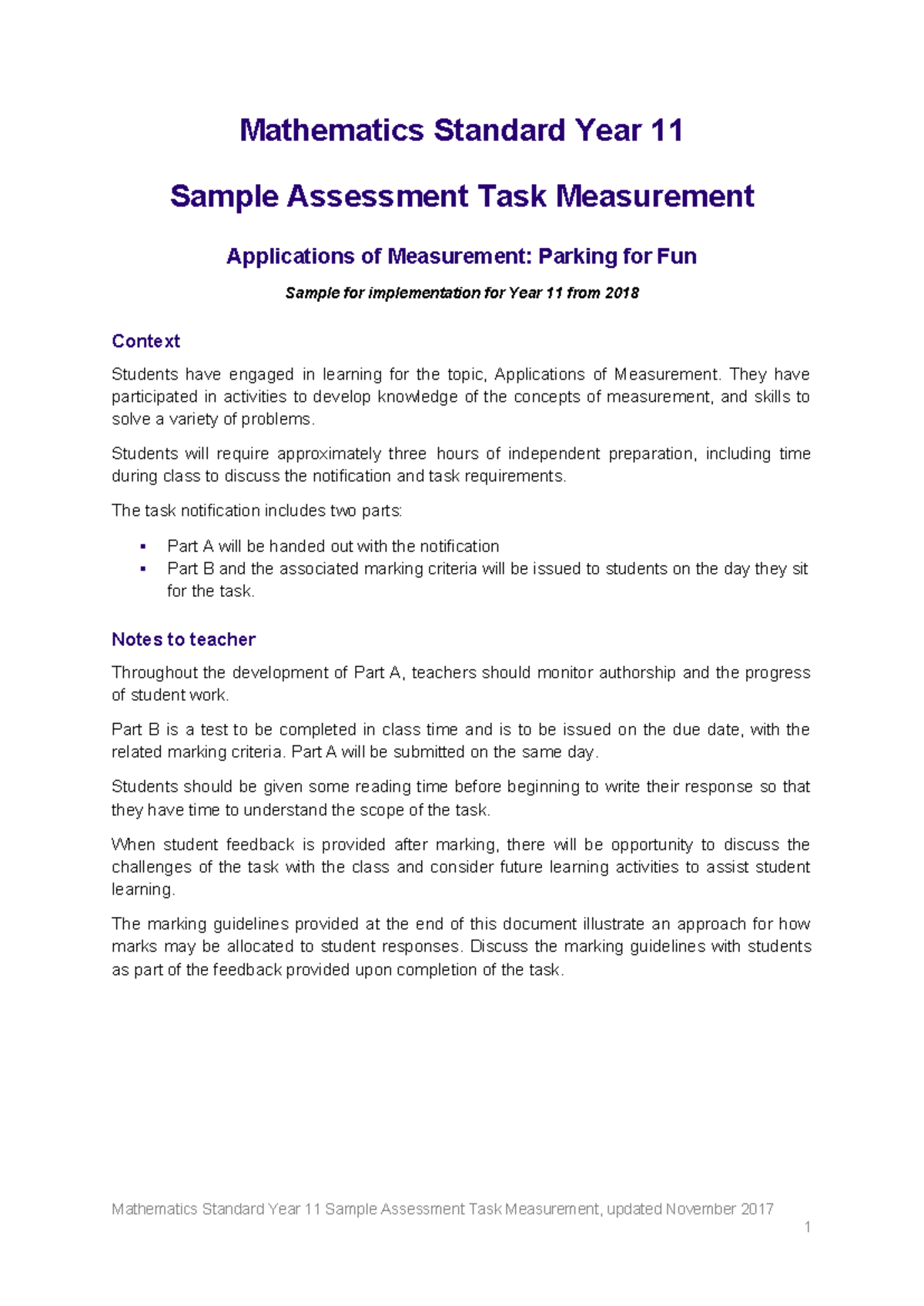 Stage 6 support material mathematics standard assessment applications ...
