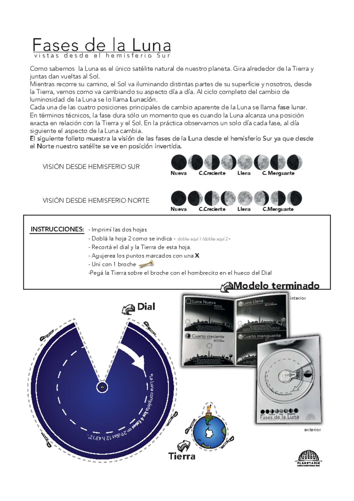 Fases de la luna - * L a L u n a c o m l p t e l a s a f 4 s a s e 2 n e a í d 9 . ’ ’ 2 1 ’ 34 ...