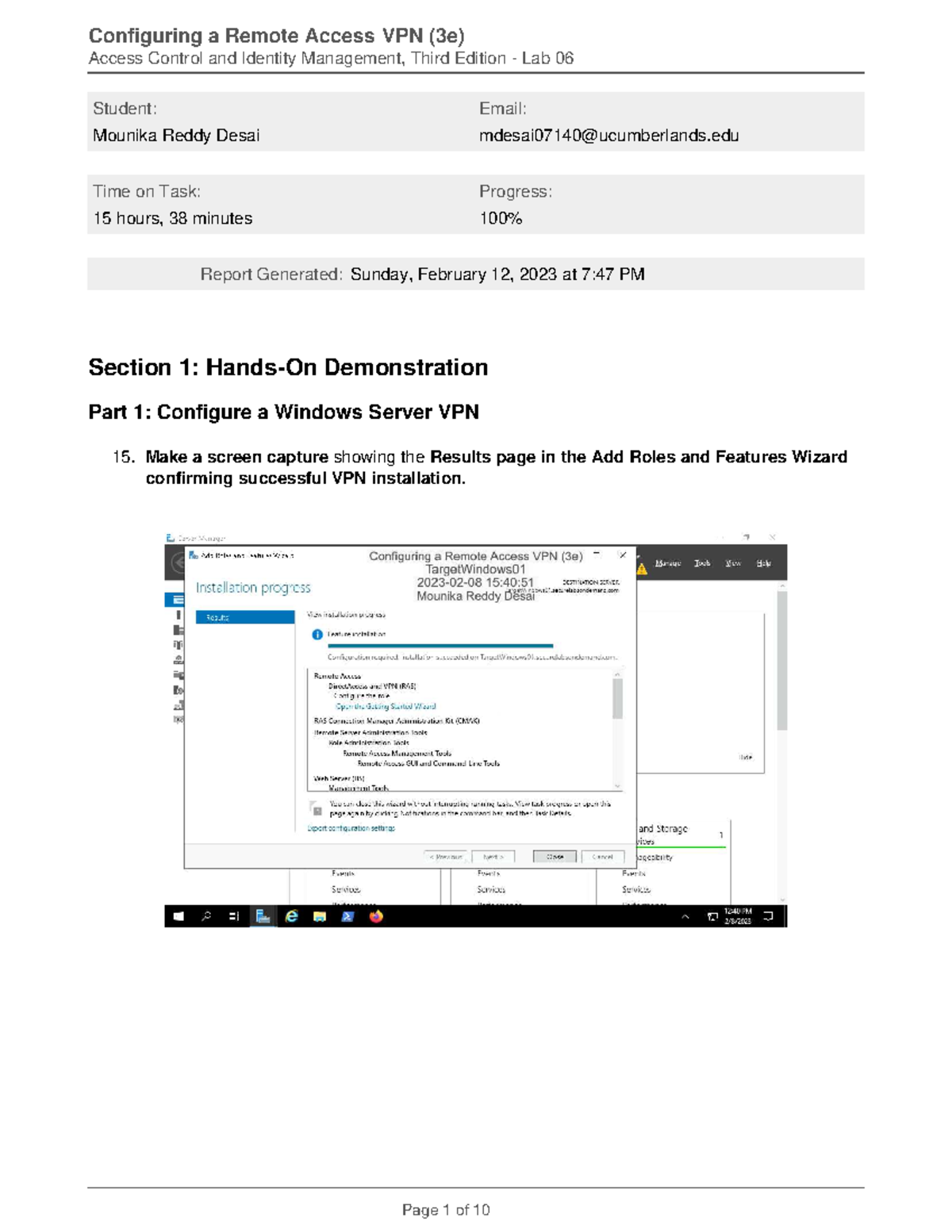 Configuring a Remote Access VPN 3e - Mounika Reddy Desai - Access ...
