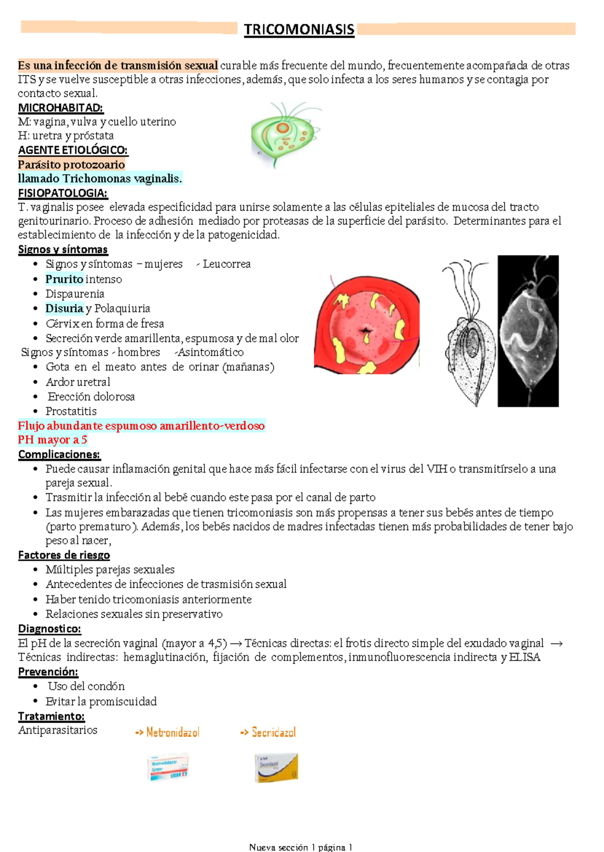 Tricomoniasis - Es una infección de transmisión sexualcurable más ...