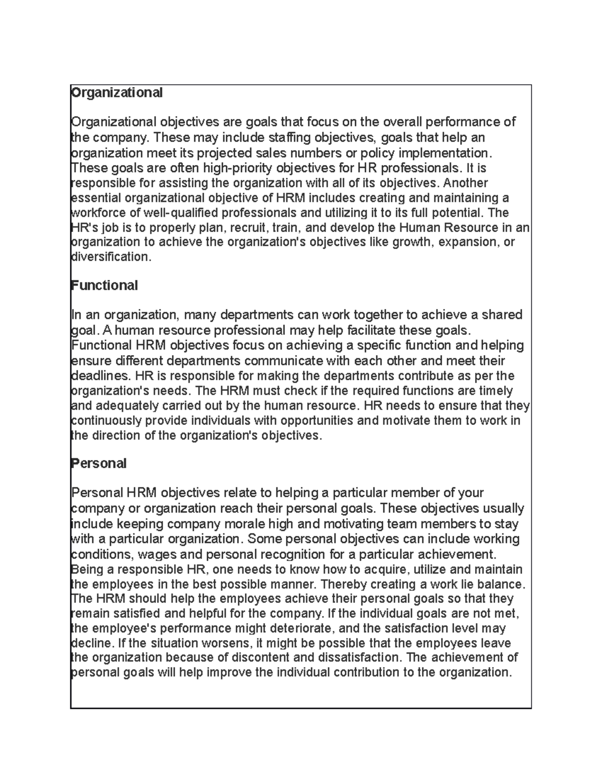 Script lesson 2 - human resource management - Organizational ...