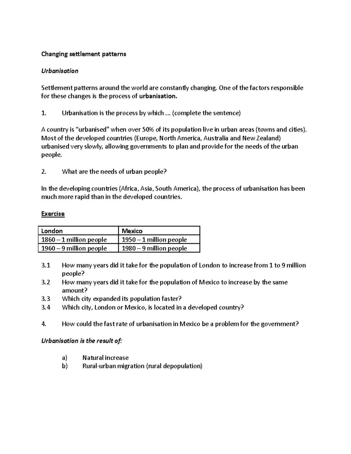 Changing-settlement-patterns - Changing settlement patterns ...