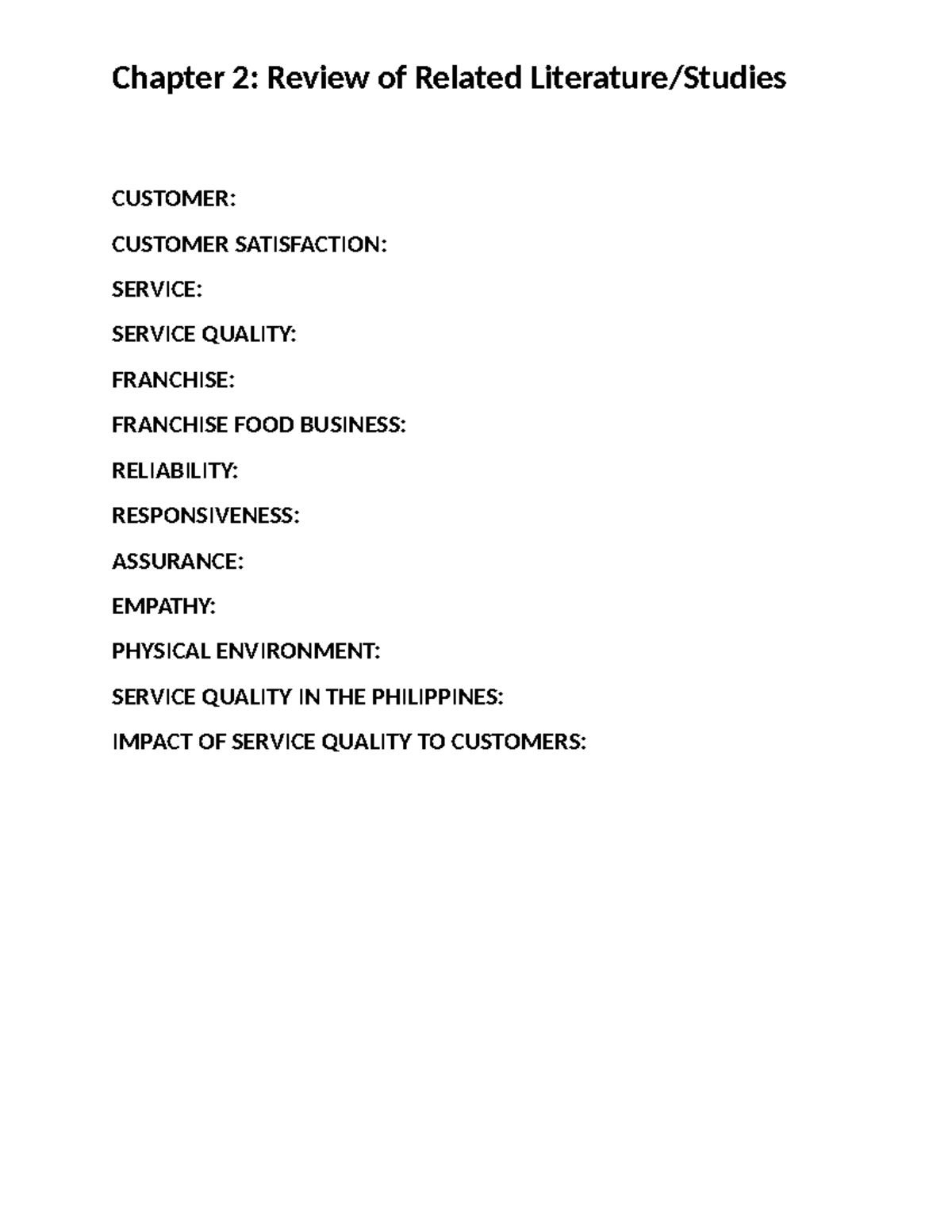 Chapter 2 3I's - hiiiiiiiiiiii - Grade 12 STEM - Chapter 2: Review of ...