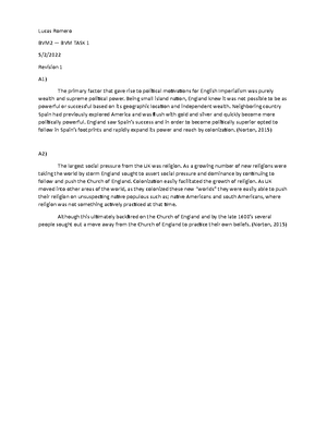 AVM1 TASK 3 - This is task 3 for this class. Passed - BUS 4400 - WGU ...