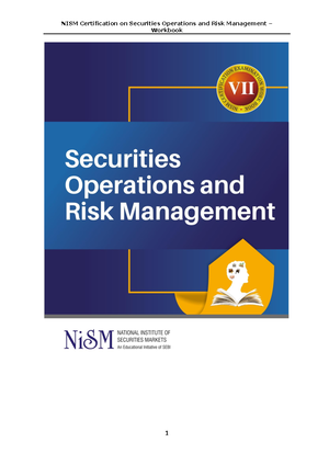 NISM VA Mutual Fund Short Notes - NISM SERIES VA - MUTUAL FUND ...