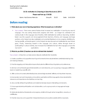 Tkt module 2 sample paper - TEACHING KNOWLEDGE TEST MODULE 2 Lesson ...