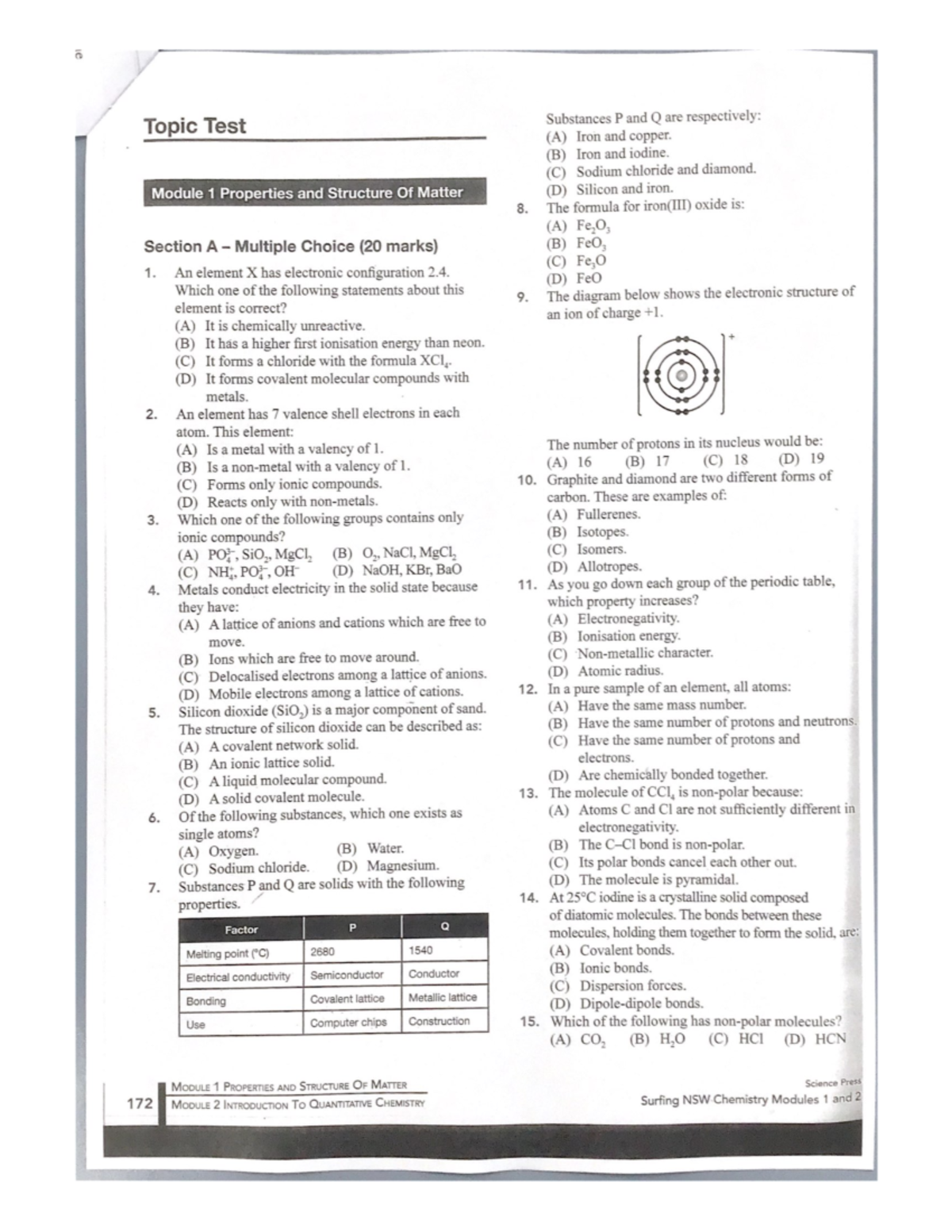 Module 1 Topic Test - Studocu