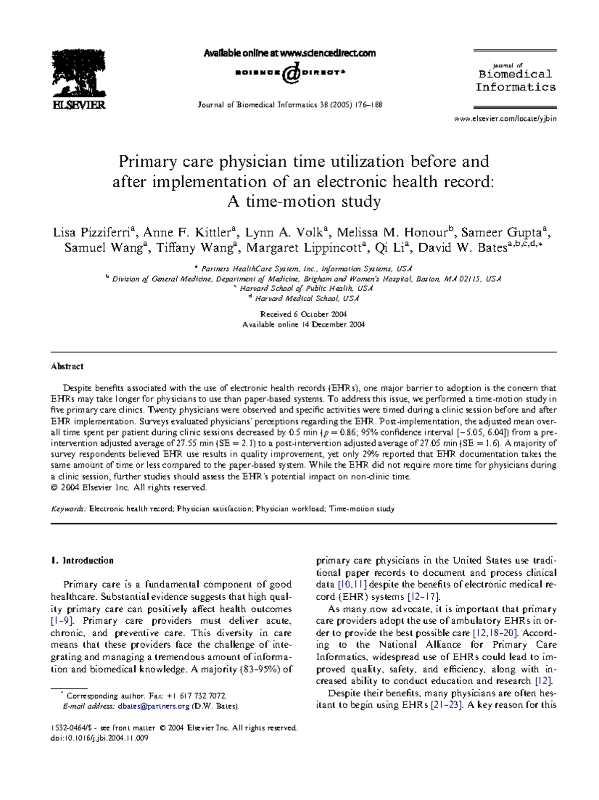 Primary care physician time utilization before and after ( PDFDrive ...