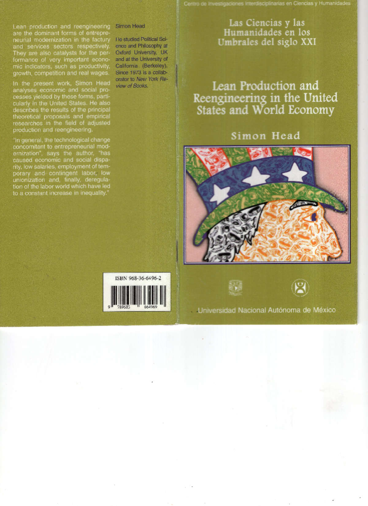 Lean Production, Simon Head (en inglés) PDF14 - Psicología II - Studocu