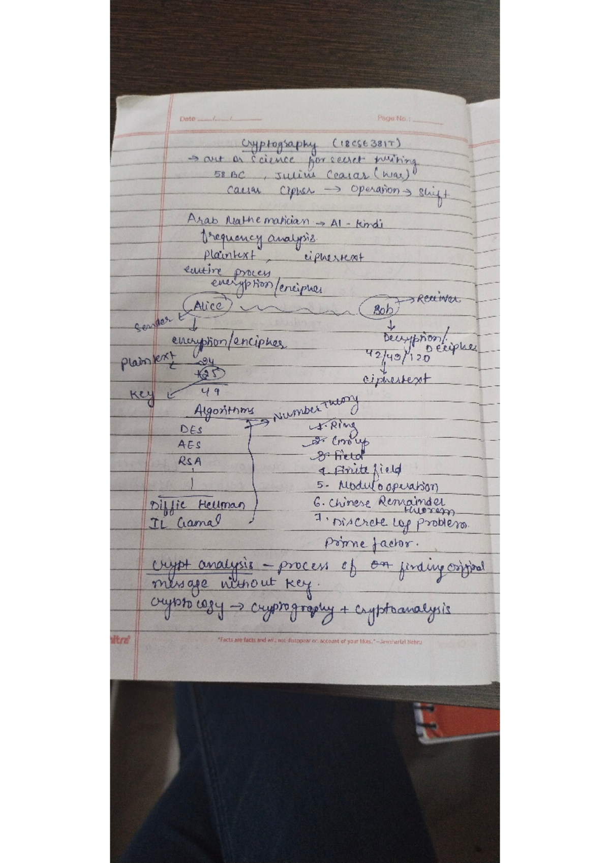 Cryptography - Studocu