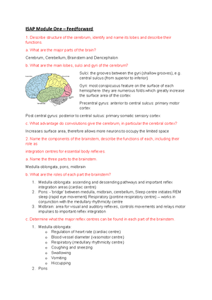 HUMB1001 - Curtin - Integrated Systems Anatomy and Physiology - Studocu