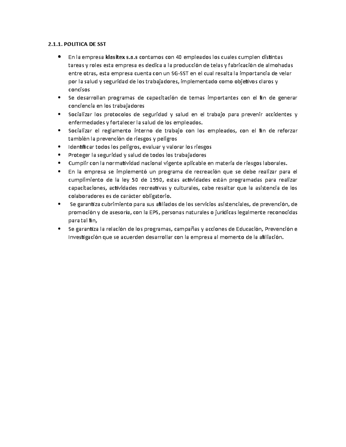 Politica Clasitex - XCVDFJYKG,GVV DFZDMGOREG DFOIHSDBHLKG ...