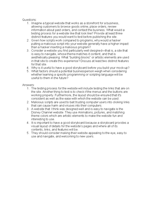 [Solved] What are some of the uses for input and output devices for ...