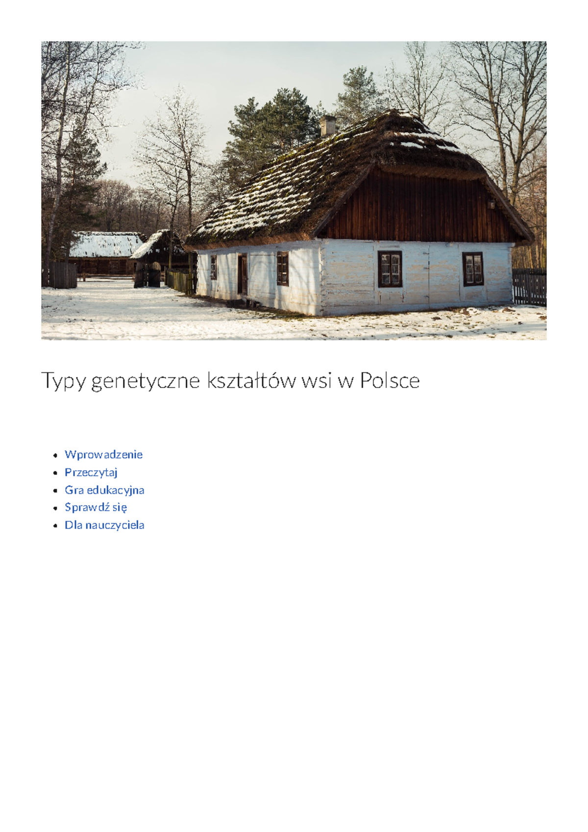Typy genetyczne ksztaltow wsi w Polsce - Typy genetyczne kształtów wsi ...