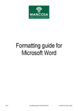 MANCOSA - Research Report - Studocu