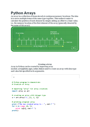 Python-cheatsheets - Cheetsheet - Selecting List Elements Import libraries import numpy import ...