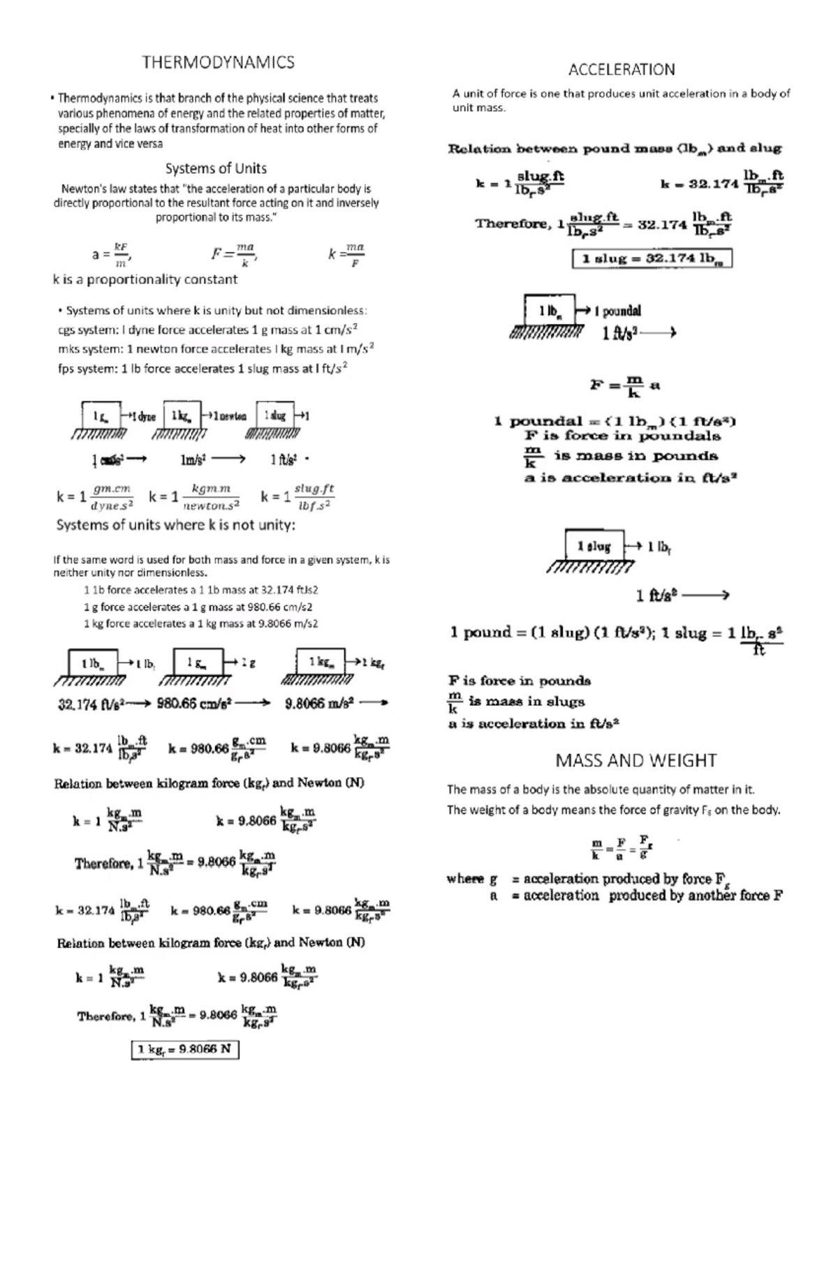 Recorded Lesson Notes - Mechanical Engineering - Studocu