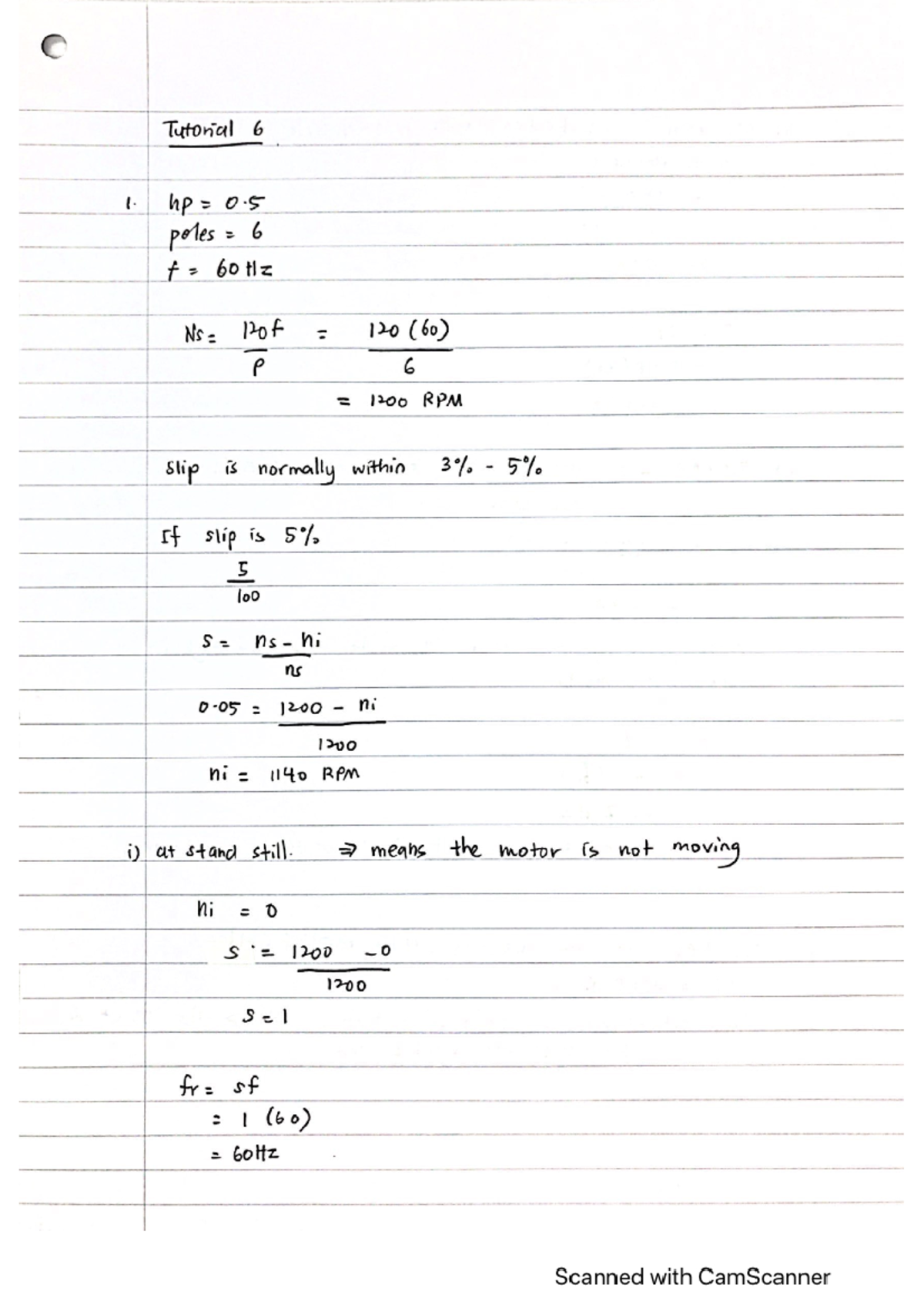 Tutorial 6 q1 In Class Assignment 1 question and answer - Professional ...