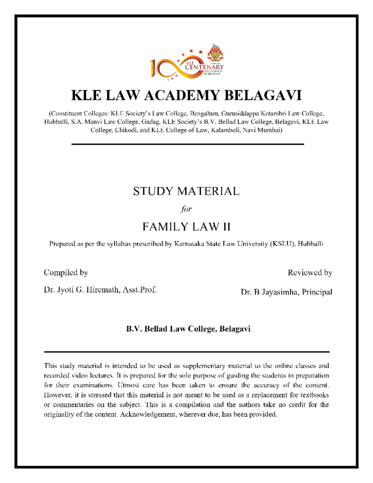 11family-law-II - muslim law notes - family law - Studocu