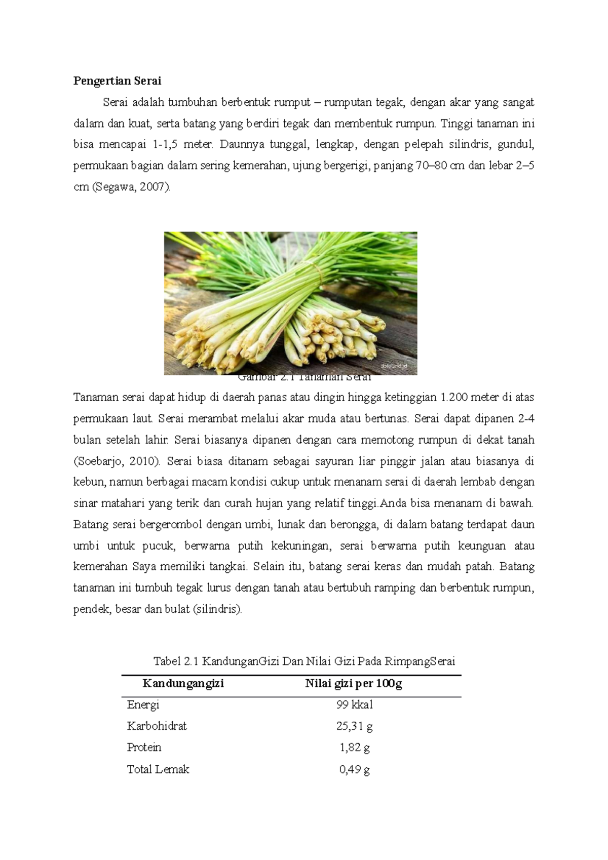 Pengertian Serai - Pengertian Serai Serai adalah tumbuhan berbentuk ...