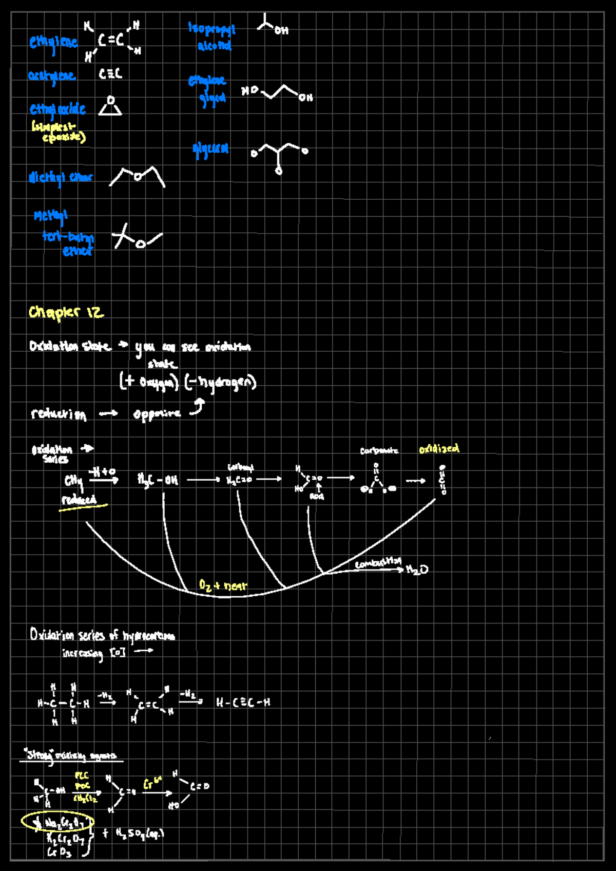 He- H 100 propyl ↑OH - These were exam lectures for Dr. Carson Prevatte ...