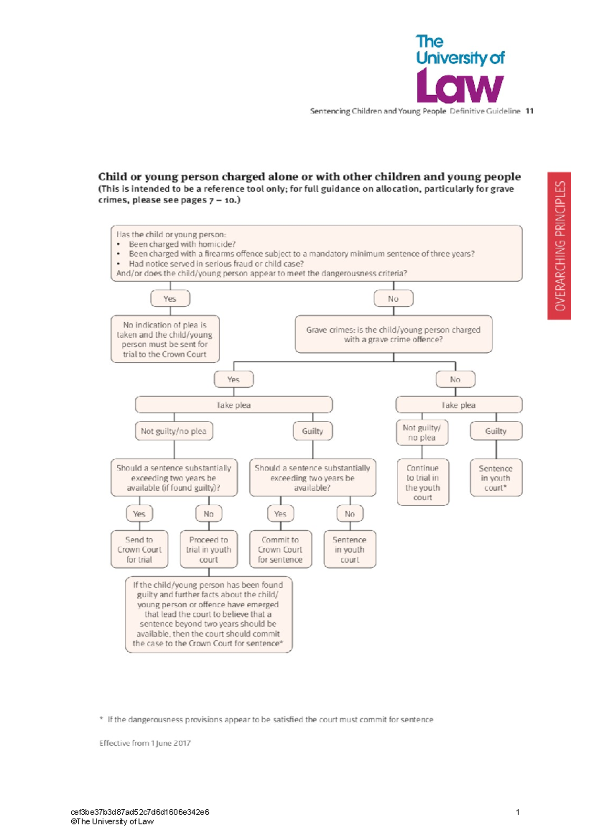 Youth Allocation Flowchart 1 - Criminal Law ...