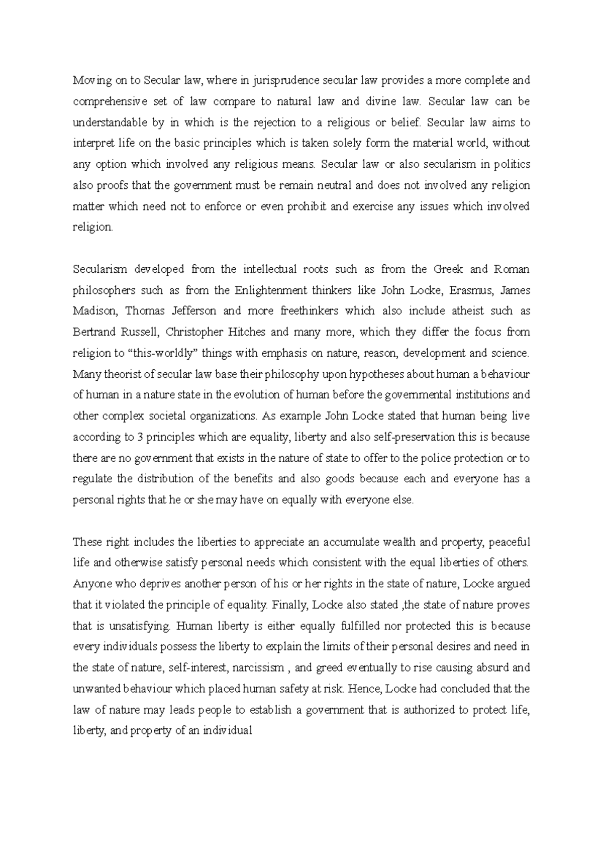 Juris secular law - Moving on to Secular law, where in jurisprudence ...