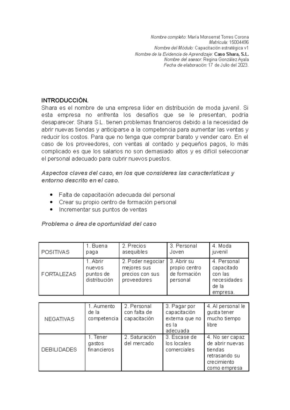 Torres Maria Caso Shara - Nombre completo: María Monserrat Torres ...