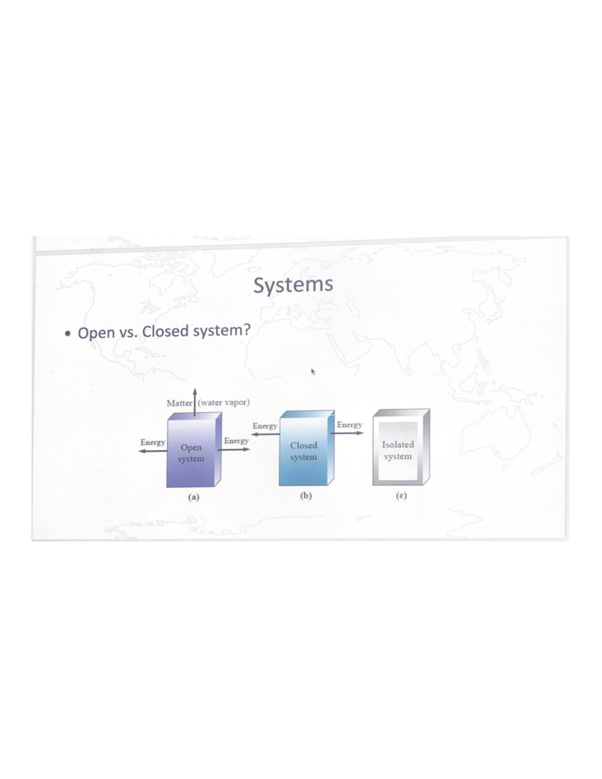 Systems - graphs and charts to help you study given in class - GEOG ...