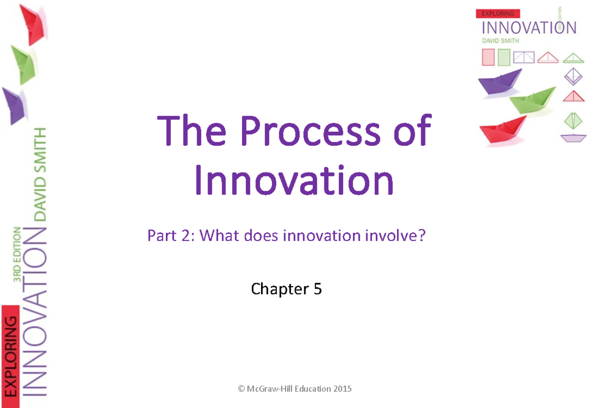 Chapter 05 - exam prep chpt05 - The Process of Innovation Part 2: What ...