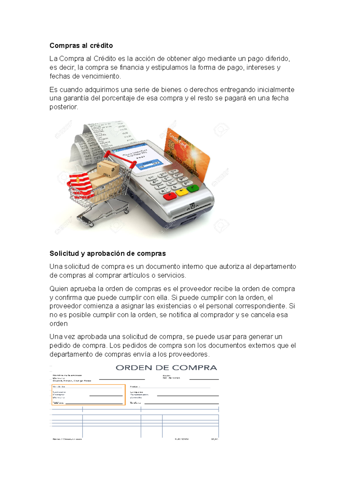 Compras al crédito - polimeny fabrozzy - Compras al crédito La Compra ...