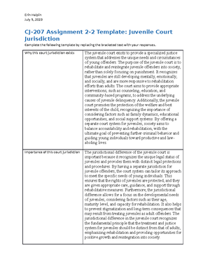 CJ-315 Module Two Practice Activity - CJ 315 Module Two Practice ...